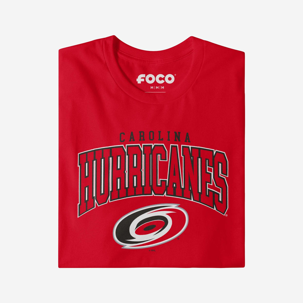 Carolina Hurricanes Classic Arched Logo T-Shirt FOCO
