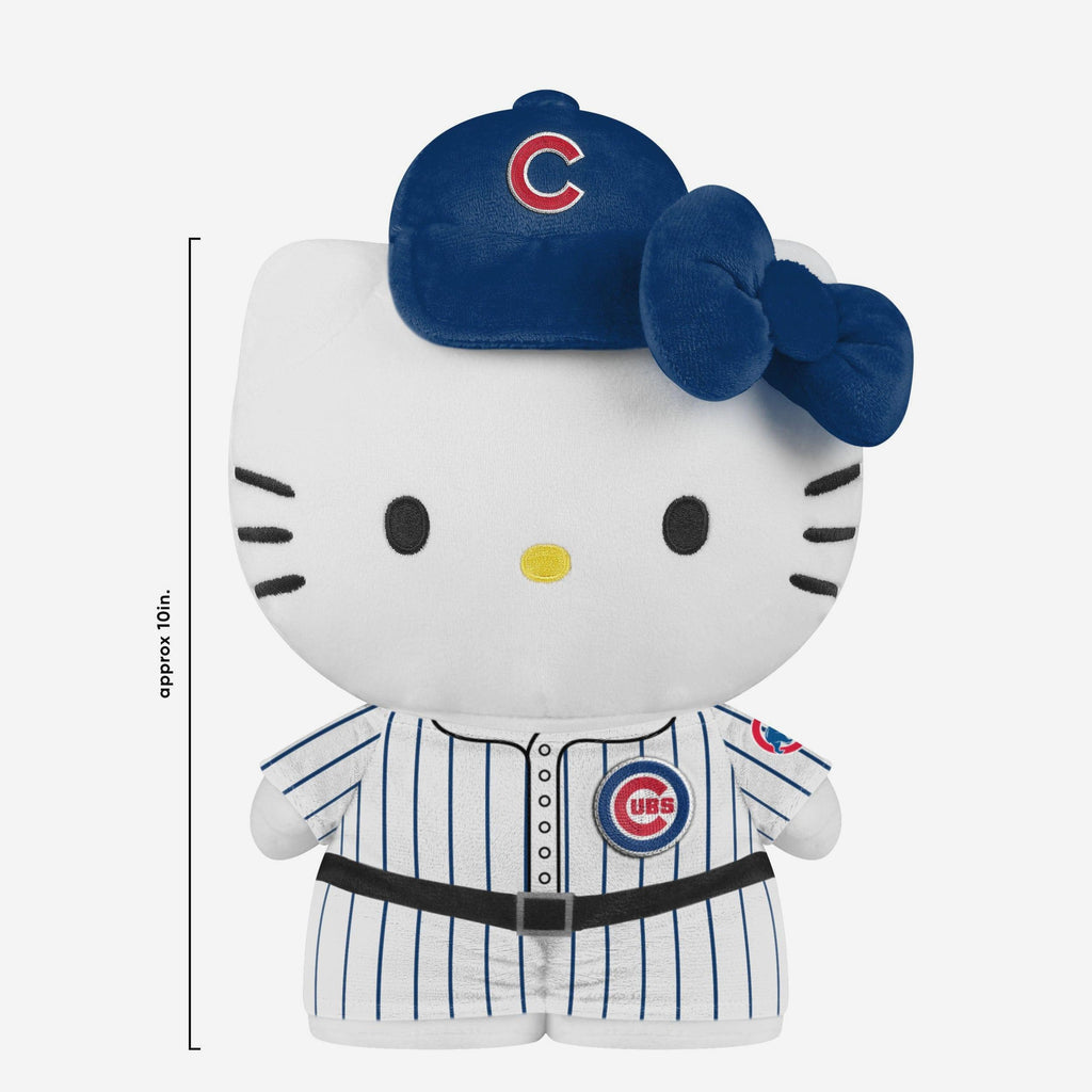 Chicago Cubs Team Color Bow Hello Kitty® Jersey Plush FOCO