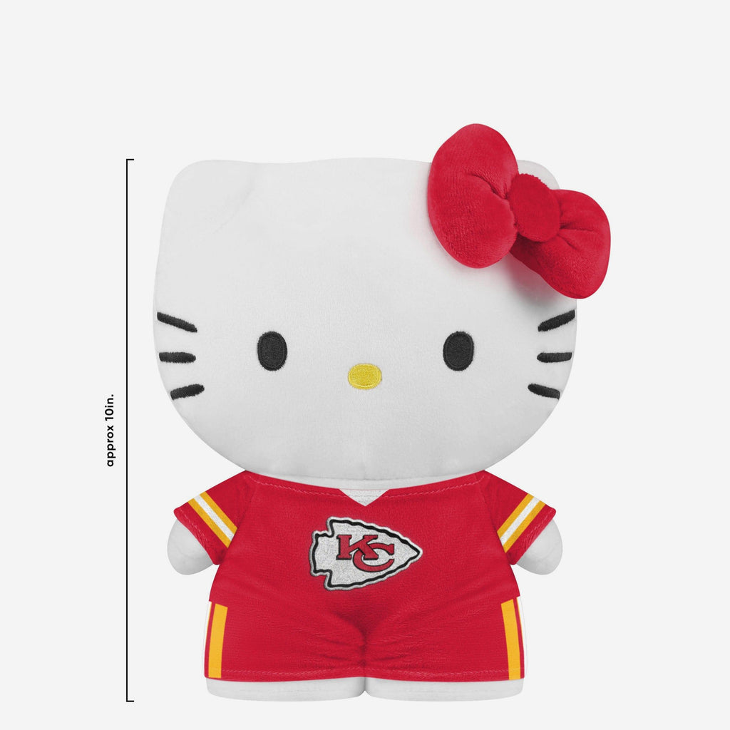Kansas City Chiefs Team Color Bow Hello Kitty® Jersey Plush FOCO