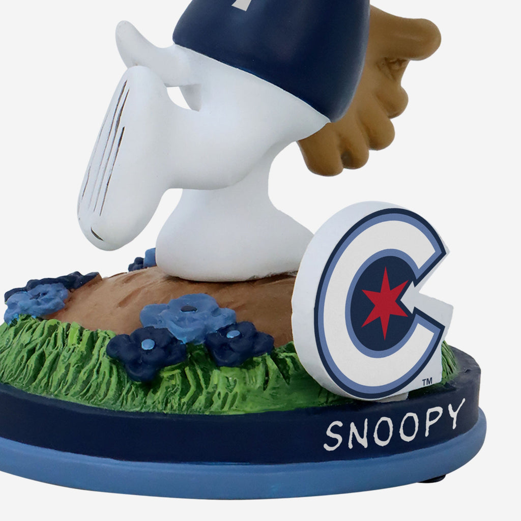 Chicago Cubs Snoopy Peanuts City Connect Bobblehead FOCO