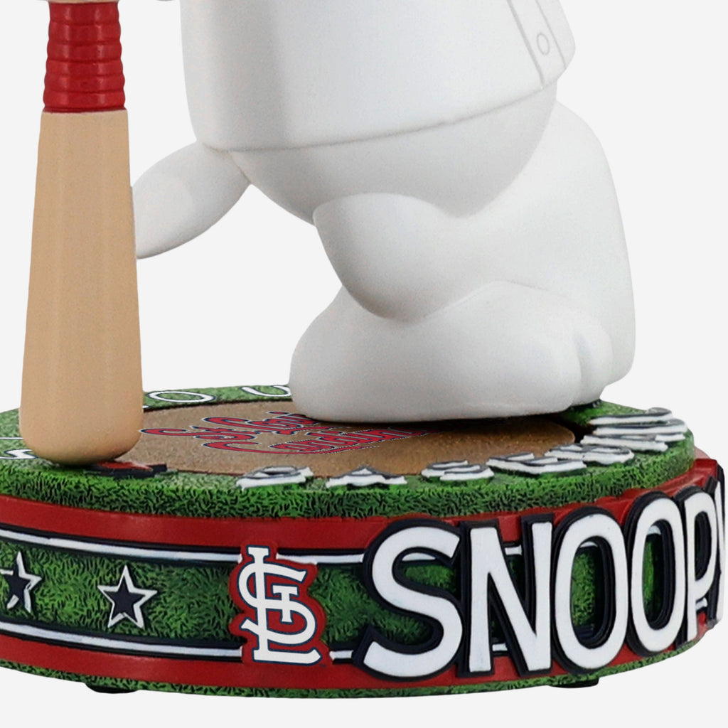 St Louis Cardinals Snoopy Peanuts Batter Up Bighead Bobblehead FOCO