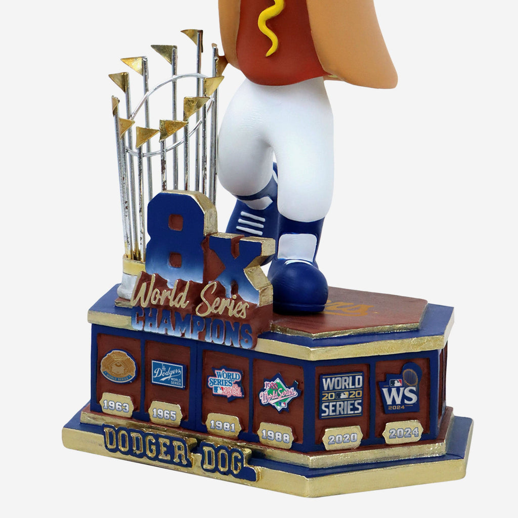 Dodger Dog Los Angeles Dodgers 2024 8X World Series Champions Bobblehe FOCO