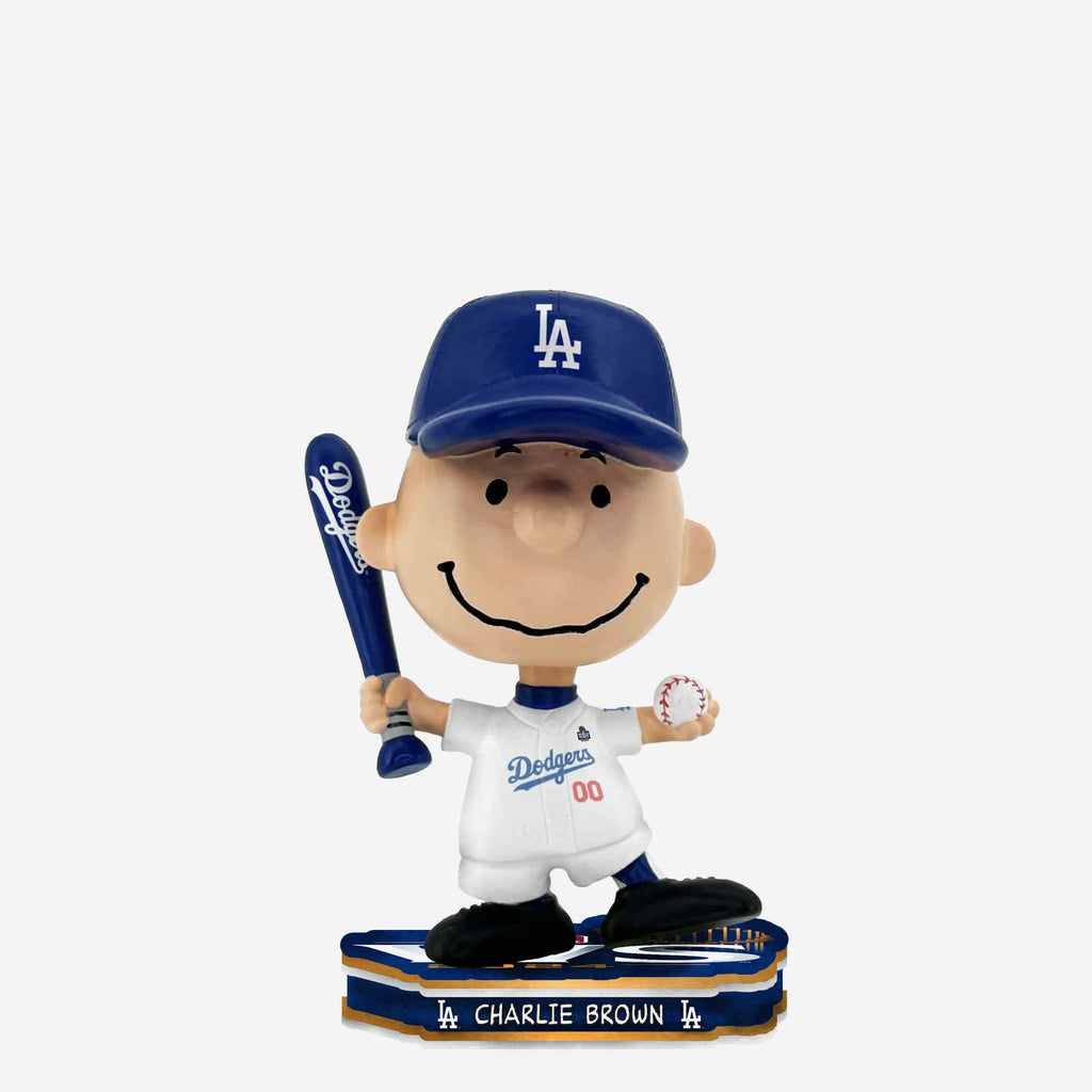 Los Angeles Dodgers Charlie Brown Peanuts 2024 World Series Mini Bighe FOCO