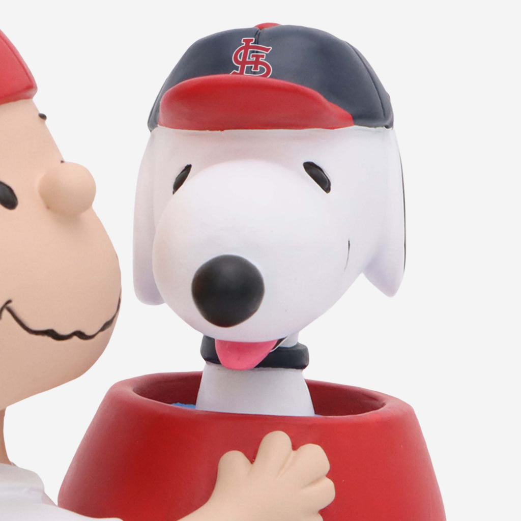 St Louis Cardinals Charlie Brown & Snoopy Peanuts Dual Mini Bighead Bo FOCO