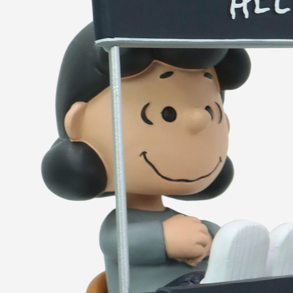 New York Yankees Lucy & Charlie Brown Peanuts Psychiatry Stand Dual Bo FOCO