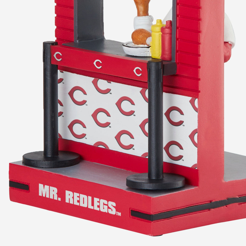Mr Redlegs Cincinnati Reds 2024 Opening Day Mascot Bobblehead FOCO
