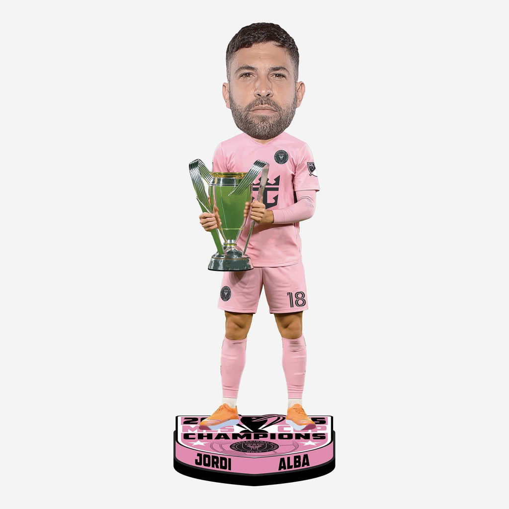 Jordi Alba Inter Miami CF 2025 MLS Champions Bobblehead FOCO
