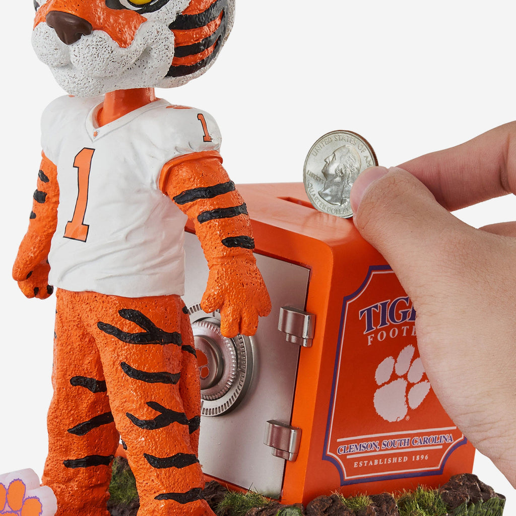The Tiger Clemson Tigers Mascot Bank Bobblehead FOCO