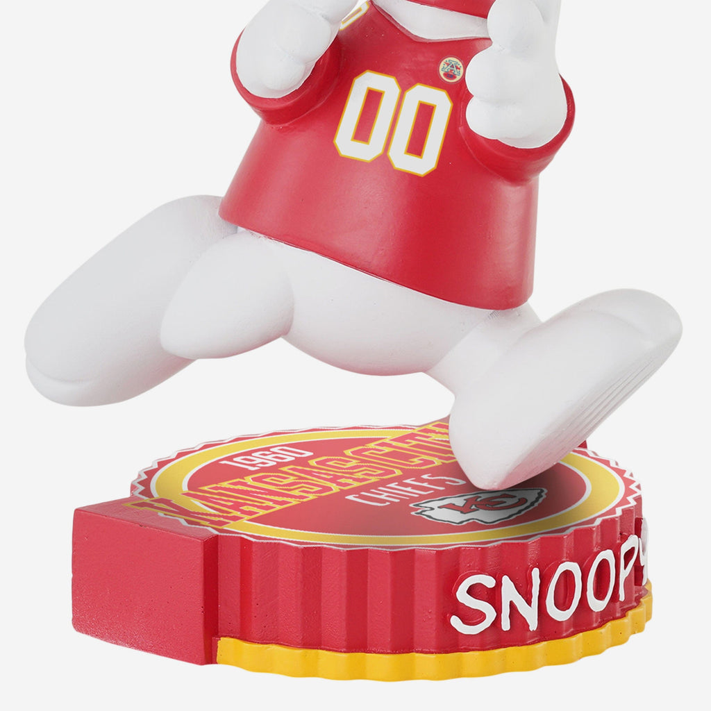 Kansas City Chiefs Snoopy Peanuts Bighead Bobblehead FOCO