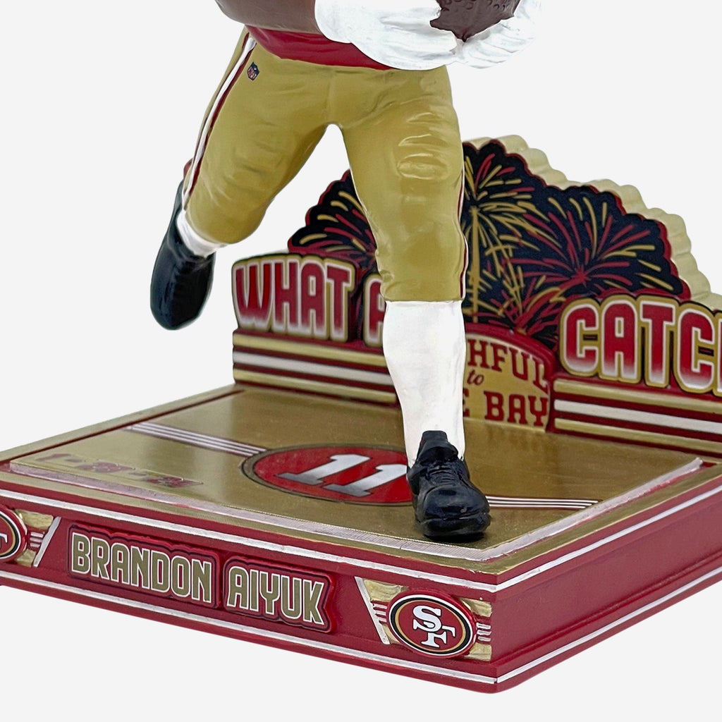 Brandon Aiyuk San Francisco 49ers NFL Championship Pivotal Catch Bobbl FOCO