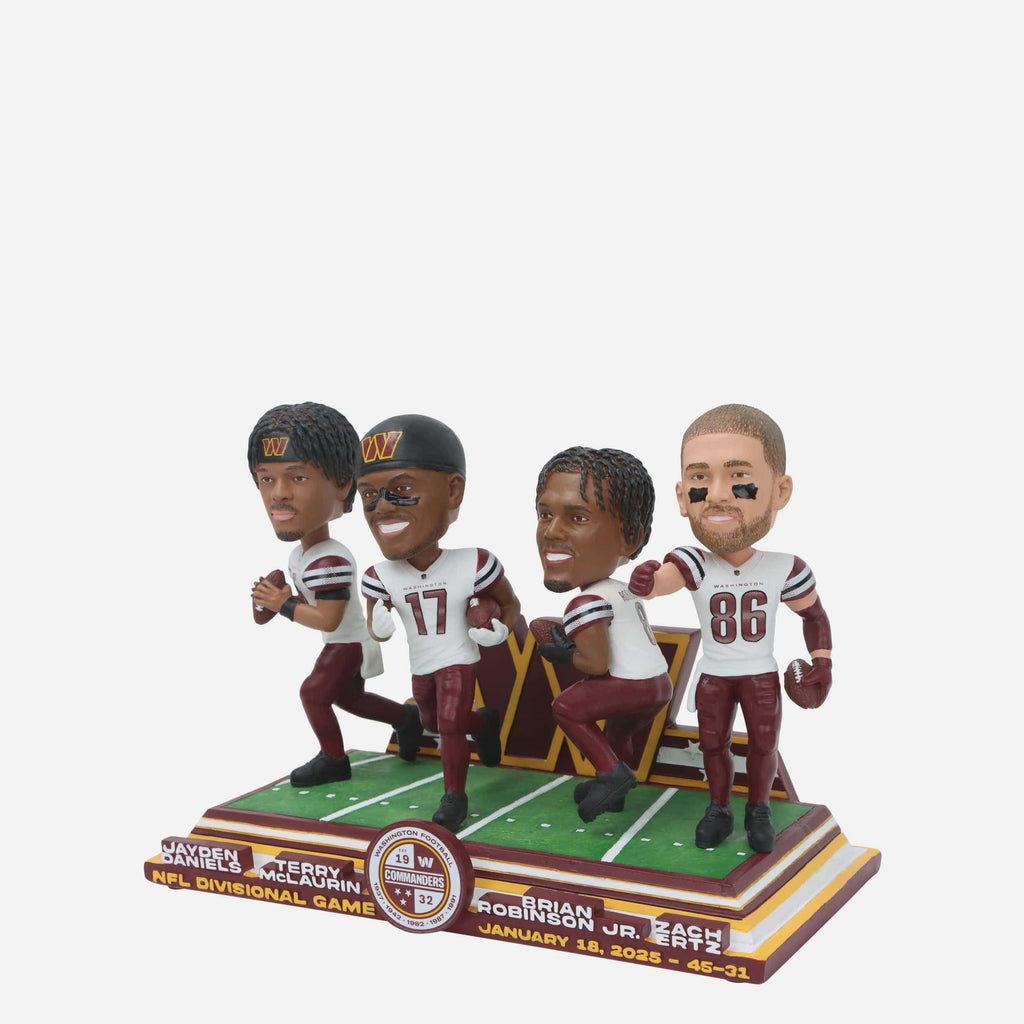 Washington Commanders 2024 NFL Playoffs Gamebreaker Mini Scene Bobbleh FOCO