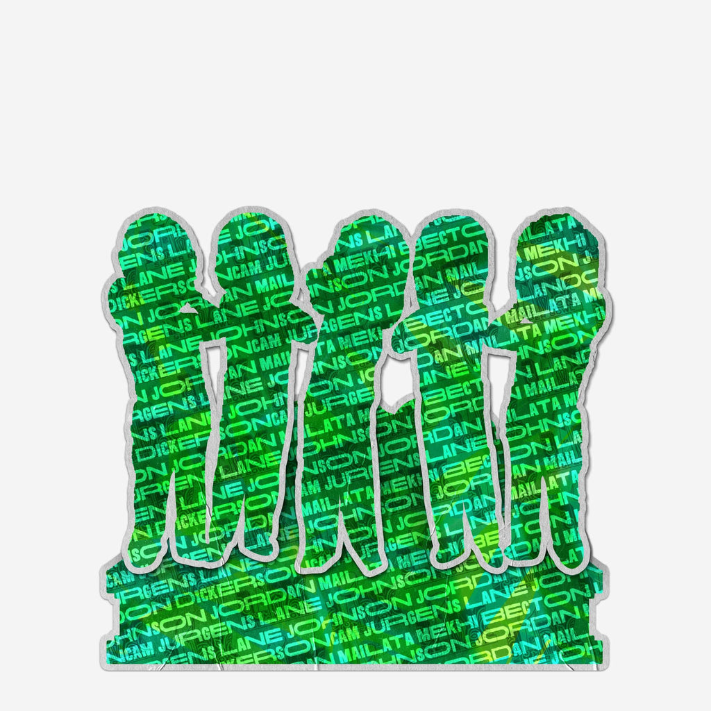 Philadelphia Eagles O-Line Overalls Super Bowl LIX Champions Mini Bobb FOCO