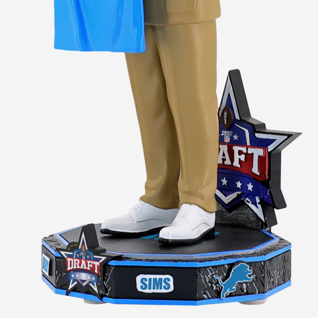 Billy Sims Detroit Lions 1980 NFL Draft Pick Bobblehead FOCO