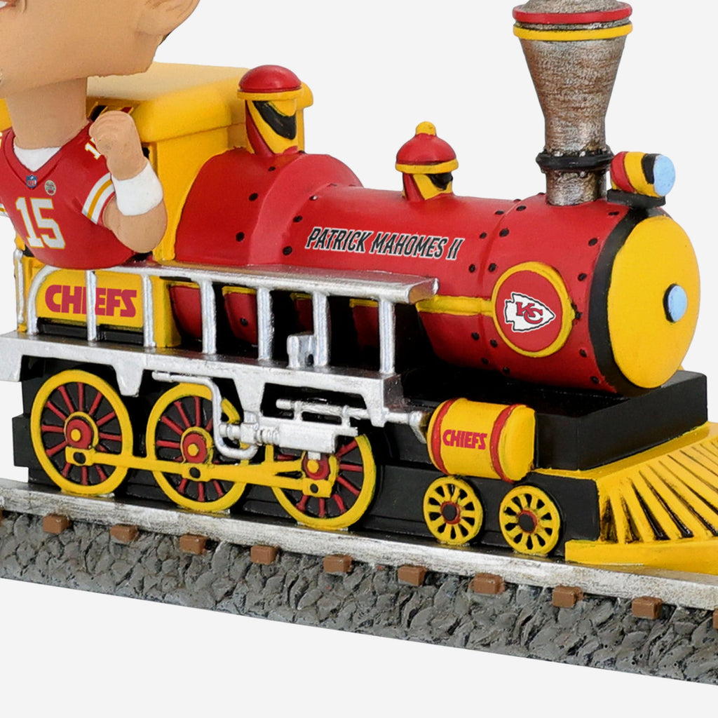 Patrick Mahomes Kansas City Chiefs Express Train Bobblehead FOCO