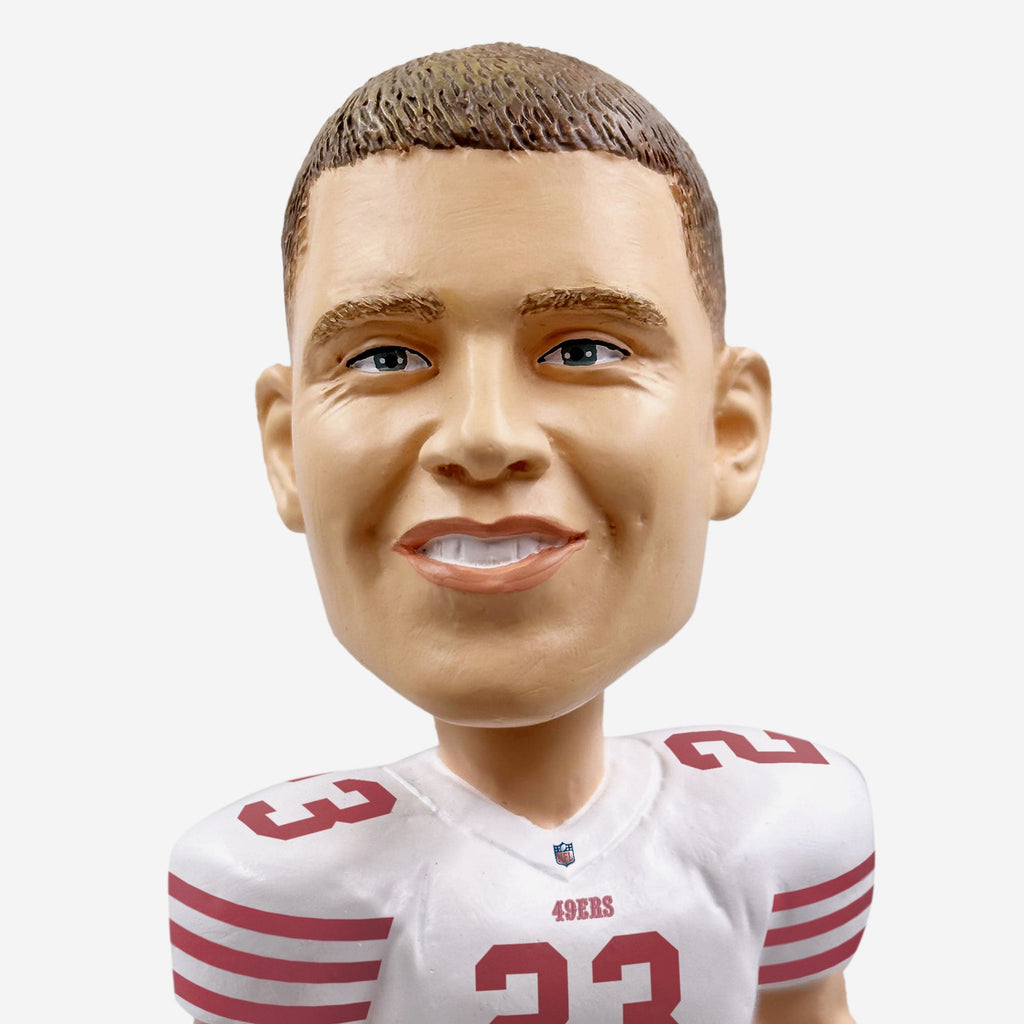 Christian McCaffrey San Francisco 49ers Magnetic Stadium Base Bobblehe FOCO