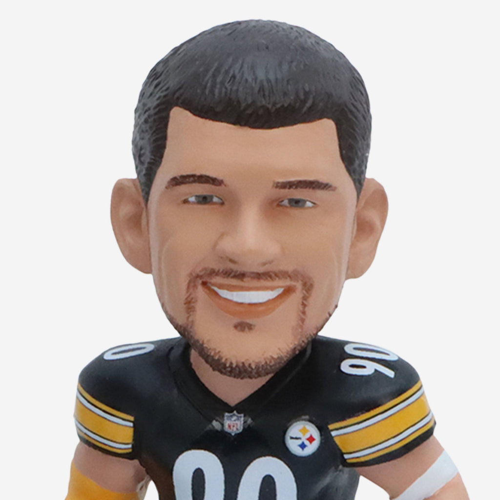 James Harrison & TJ Watt Pittsburgh Steelers Then and Now Bobblehead FOCO