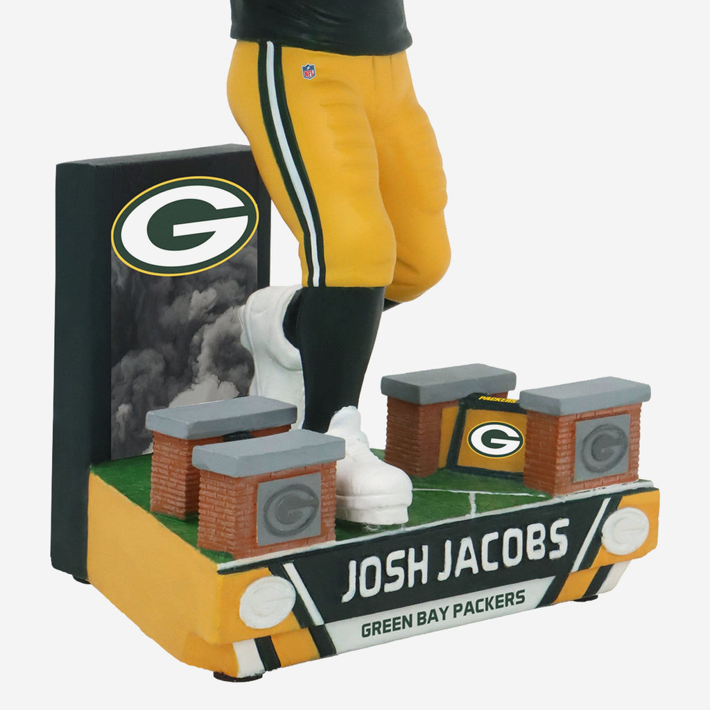 Josh Jacobs Green Bay Packers Tunnel Entrance Bobblehead FOCO