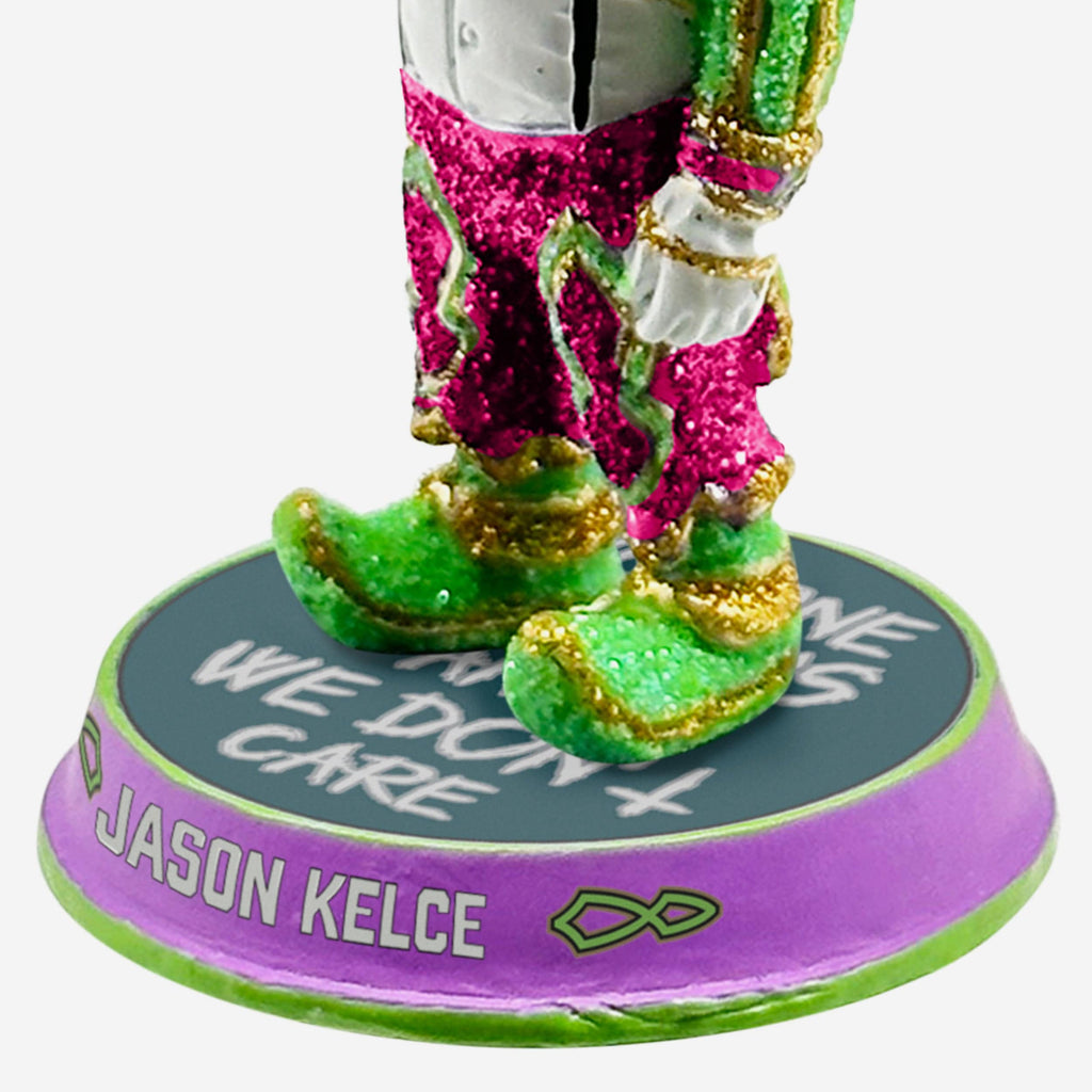 Jason Kelce Mummer Suit Mini Bighead Bobblehead FOCO