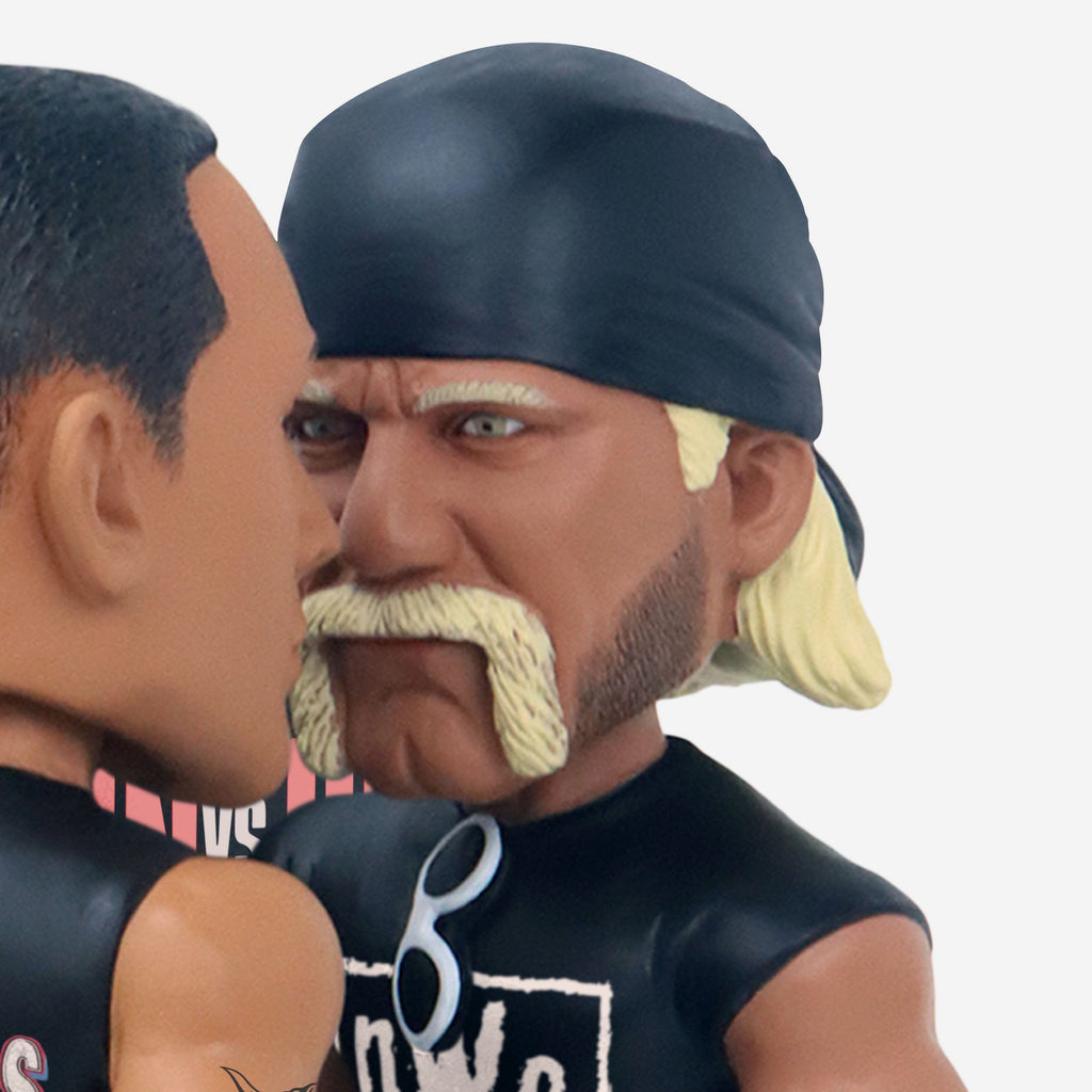 The Rock & Hulk Hogan Icon vs Icon WWE Magazine Cover Bobblehead FOCO
