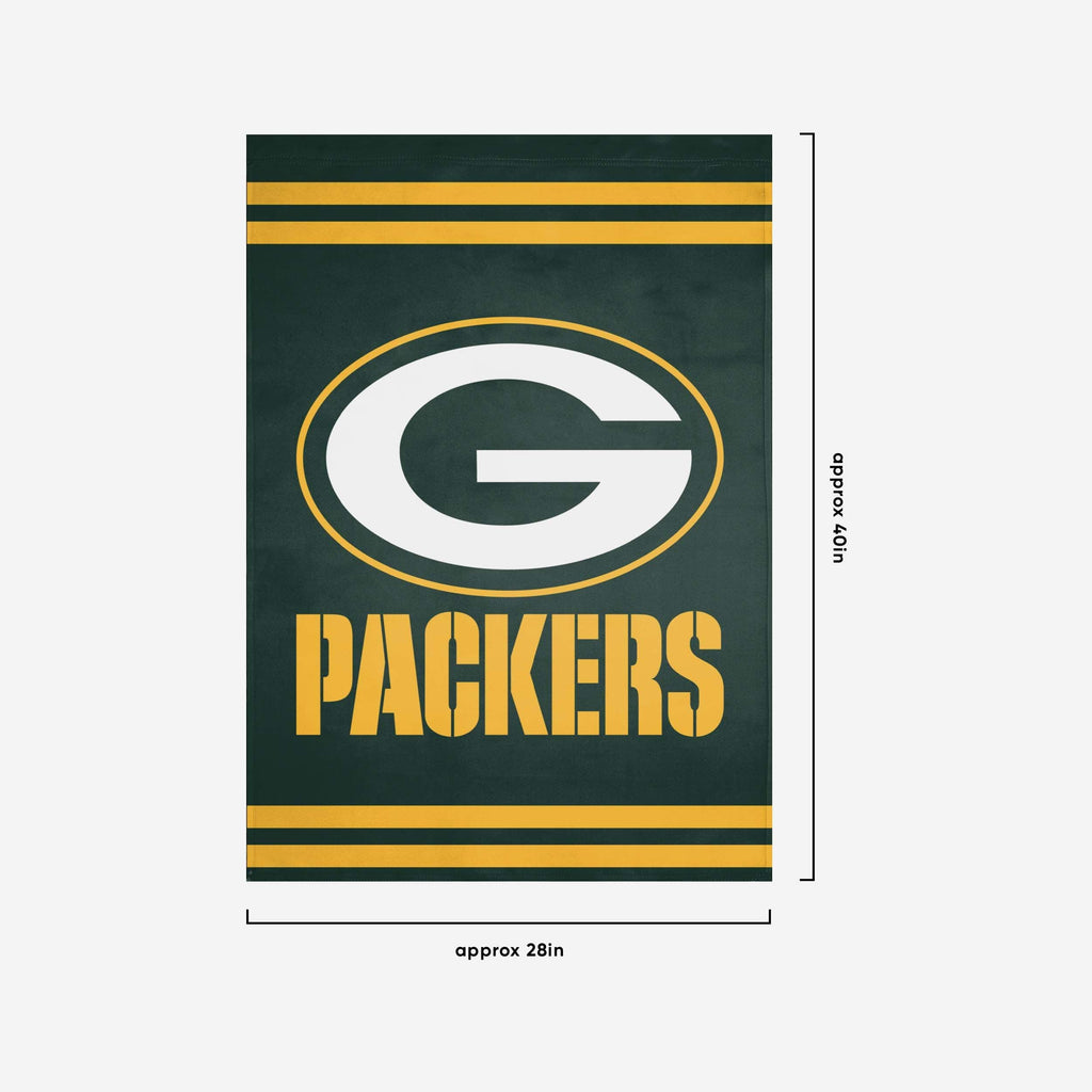 Green Bay Packers Big Logo Vertical Flag FOCO