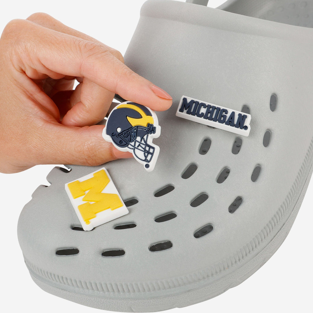 Michigan Wolverines 10 Pack Team Clog Charms FOCO