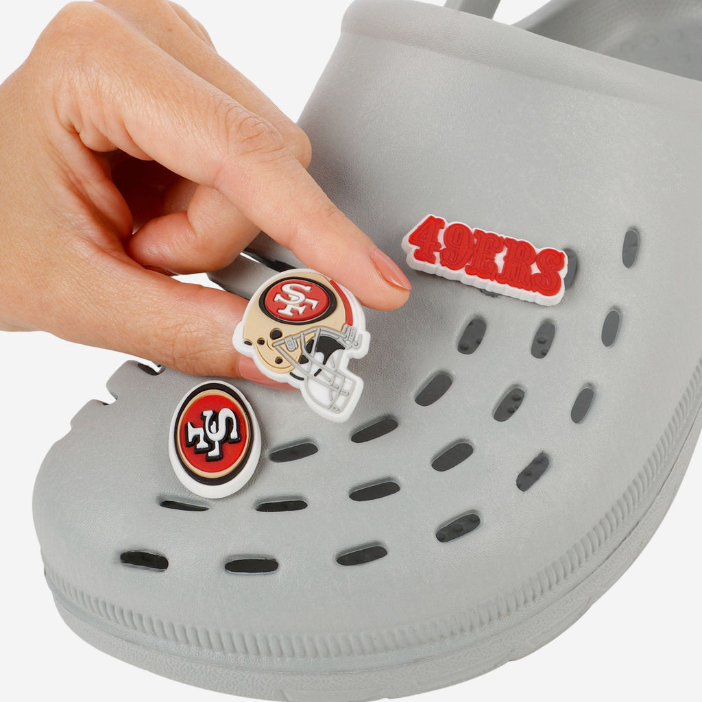 San Francisco 49ers 10 Pack Team Clog Charms FOCO