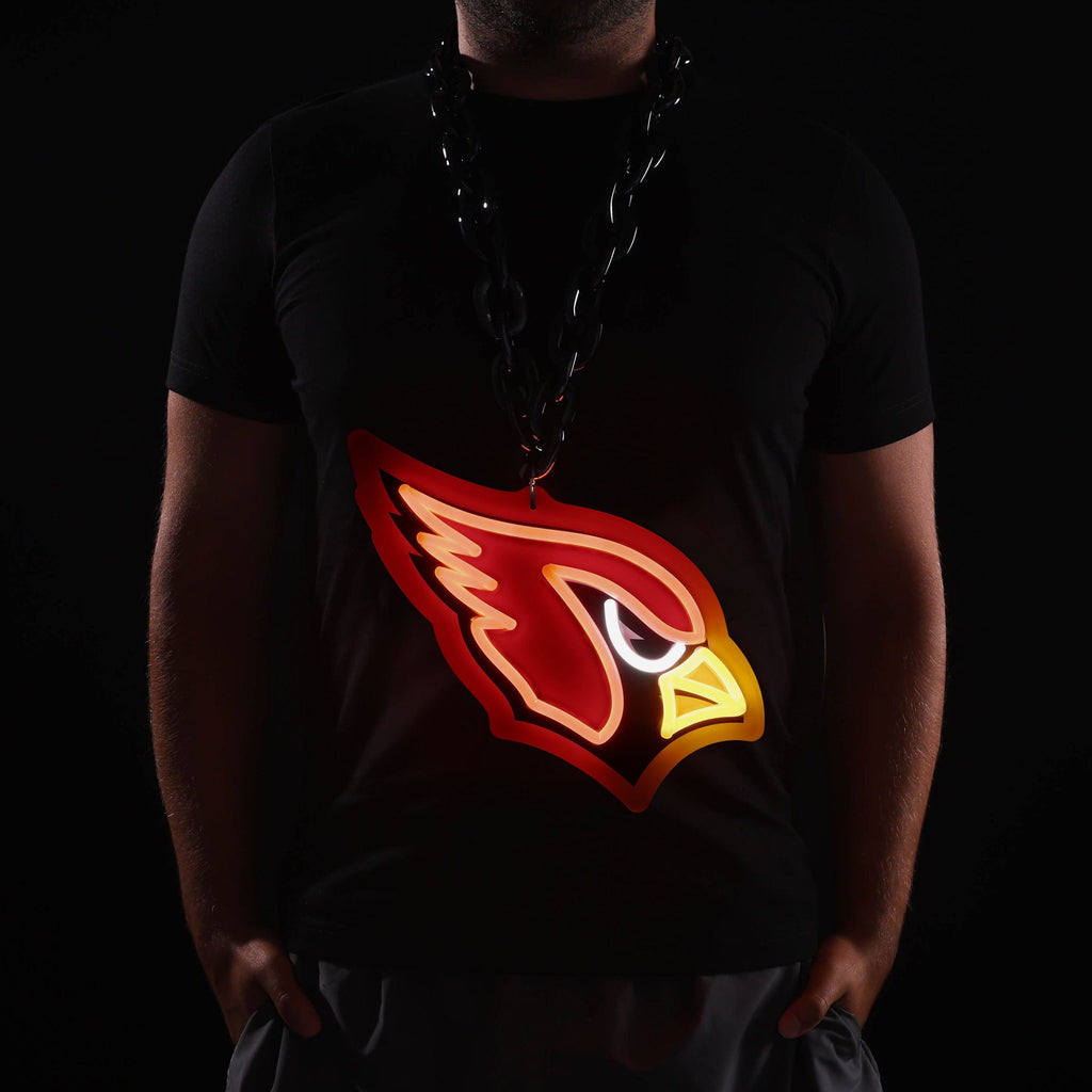 Arizona Cardinals Neon Light Up Big Logo Chain FOCO