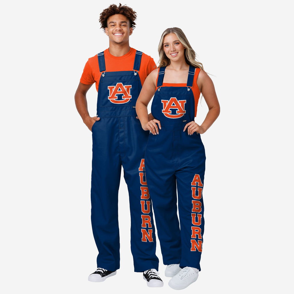 Auburn Tigers Mens Big Logo Bib Overalls FOCO