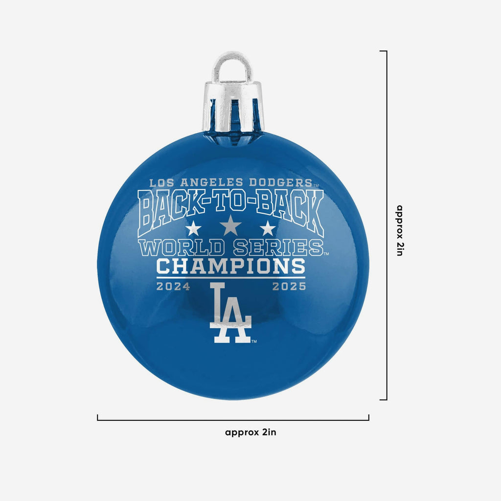 Los Angeles Dodgers 2025 Back To Back World Series Champions 12 Pack P FOCO