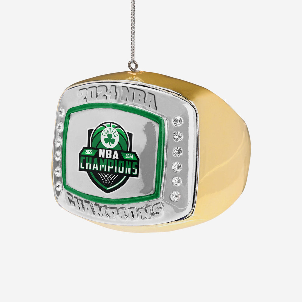 Boston Celtics 2024 NBA Champions Ring Ornament FOCO