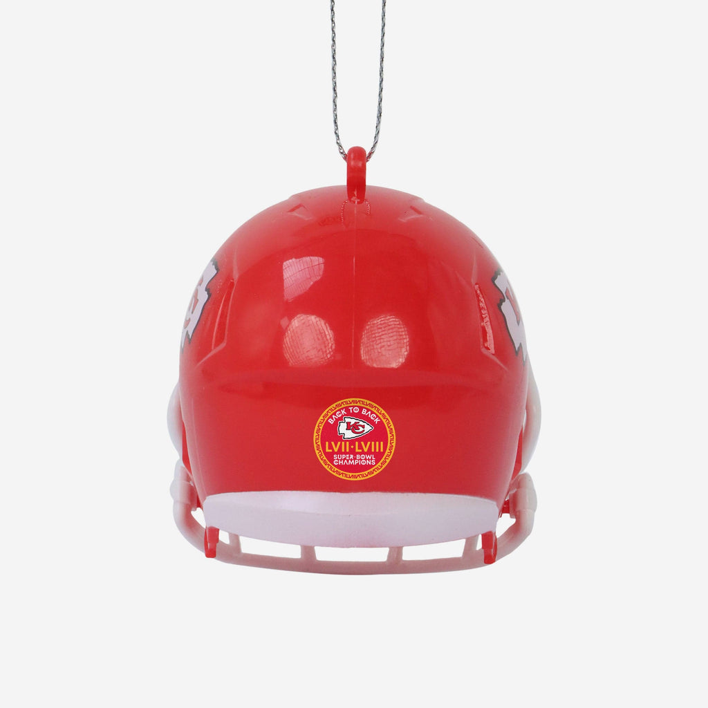 Kansas City Chiefs Super Bowl LVIII Champions Resin Football Helmet Or FOCO