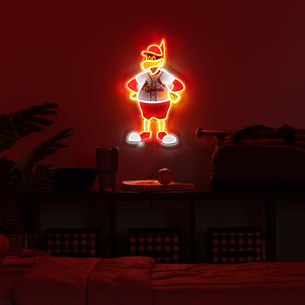 Fredbird St Louis Cardinals LED Neon Light Up Mascot Sign FOCO