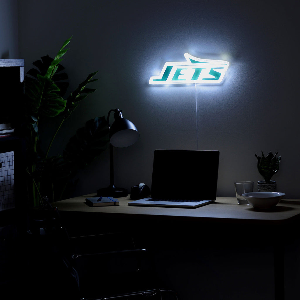New York Jets LED Neon Light Up Team Logo Sign FOCO