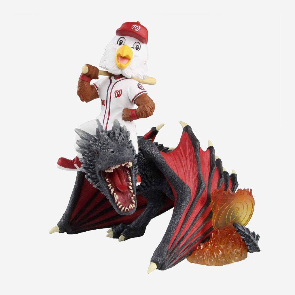 Game of Thrones™ Washington Nationals Screech Mascot On Fire Dragon Bo FOCO