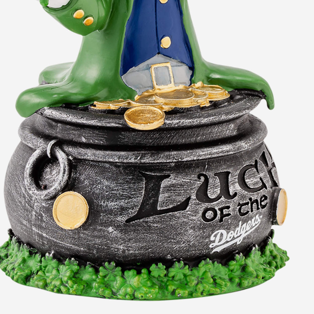 Dodger Dog Los Angeles Dodgers Dodgers Saint Patricks Day Mascot Bobbl FOCO