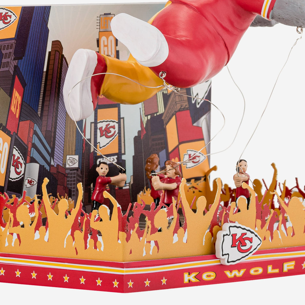 KC Wolf Kansas City Chiefs Thanksgiving Mascot Bobblehead FOCO