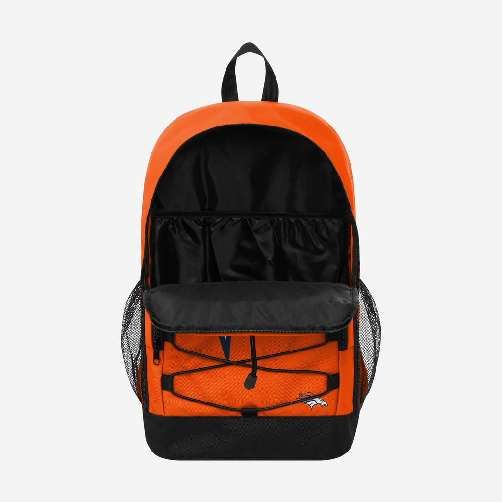 Denver Broncos Big Logo Bungee Backpack FOCO
