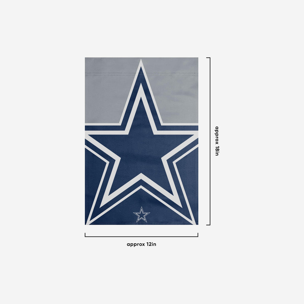 Dallas Cowboys Colorblock Helmet Garden Flag FOCO