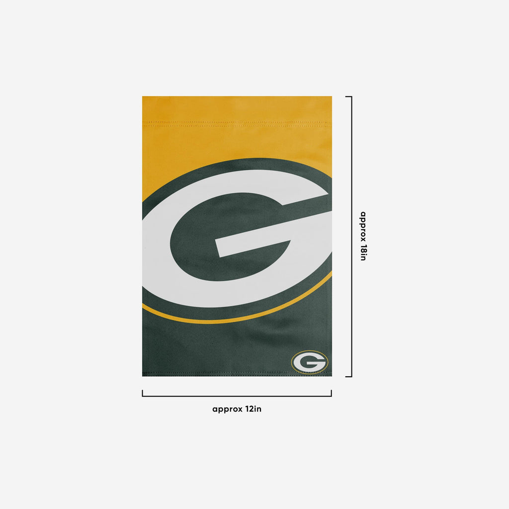 Green Bay Packers Colorblock Helmet Garden Flag FOCO