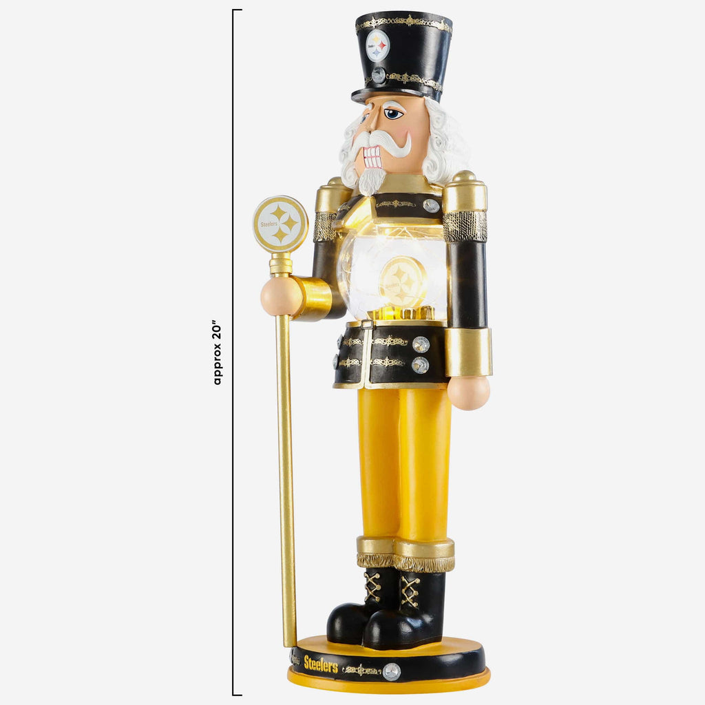 Pittsburgh Steelers Light Up Nutcracker FOCO