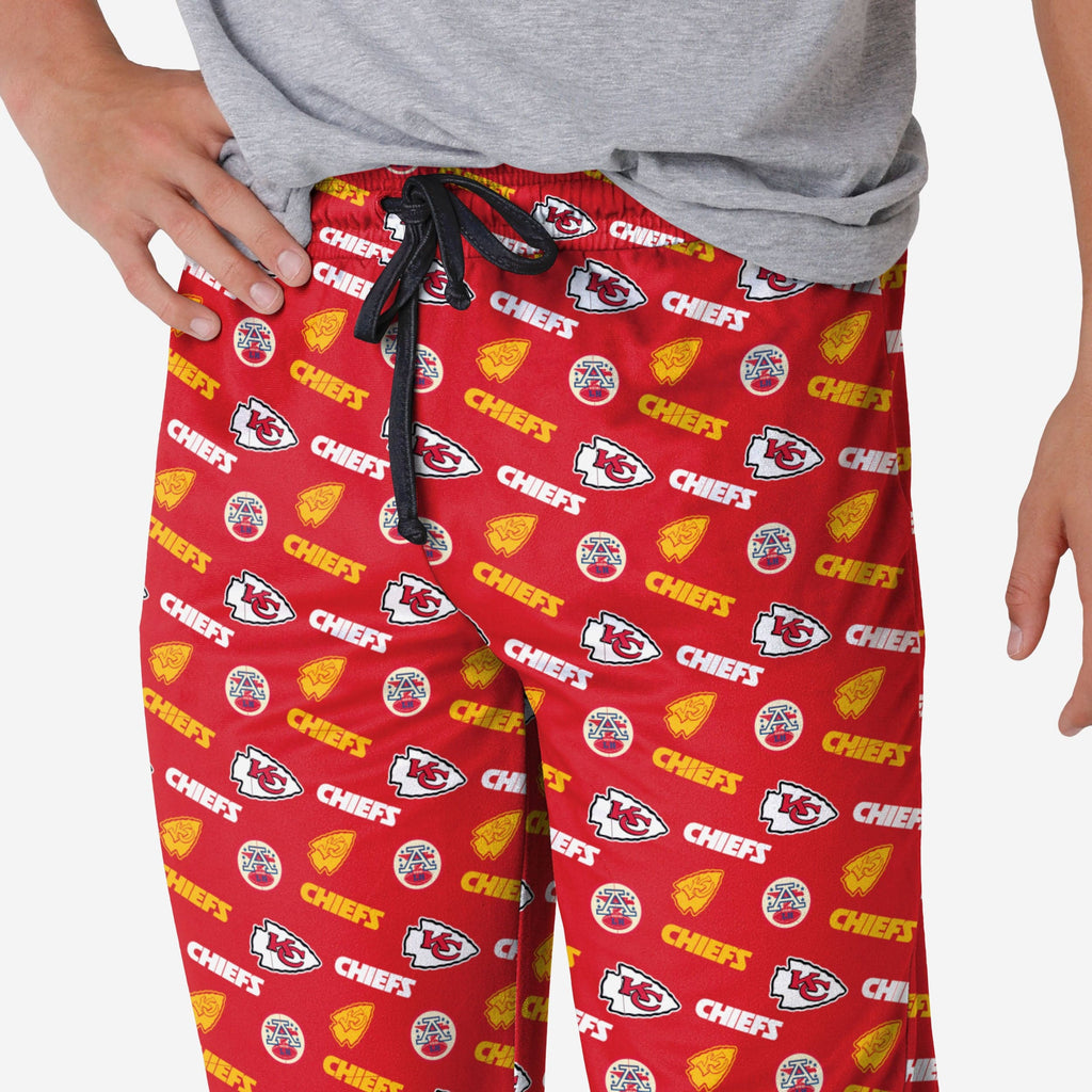 Kansas City Chiefs Repeat Print Lounge Pants FOCO