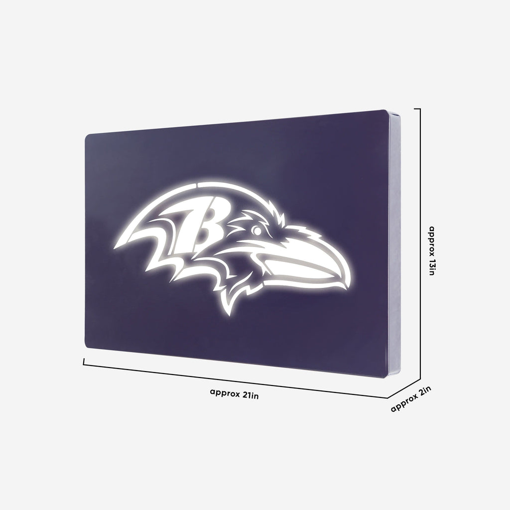 Baltimore Ravens Metal Light Up Logo Sign FOCO