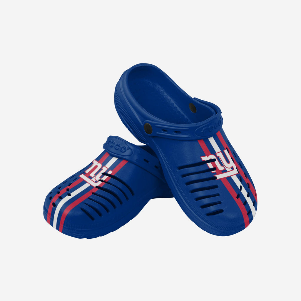 New York Giants Team Stripe Clog With Strap FOCO