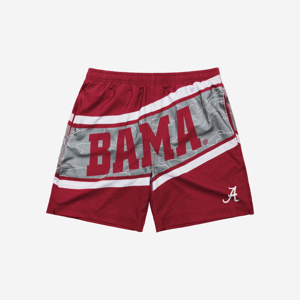 Alabama Crimson Tide Big Wordmark Swimming Trunks FOCO
